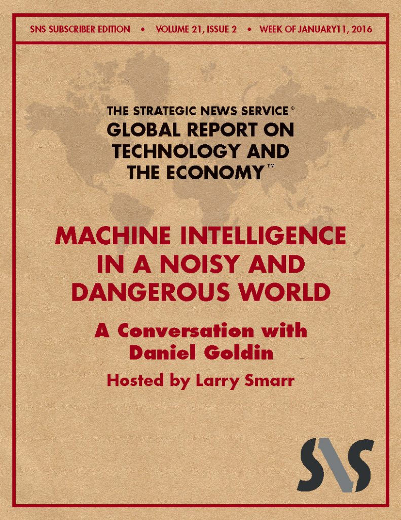 SNS: Machine Intelligence in a Noisy and Dangerous World - Strategic ...