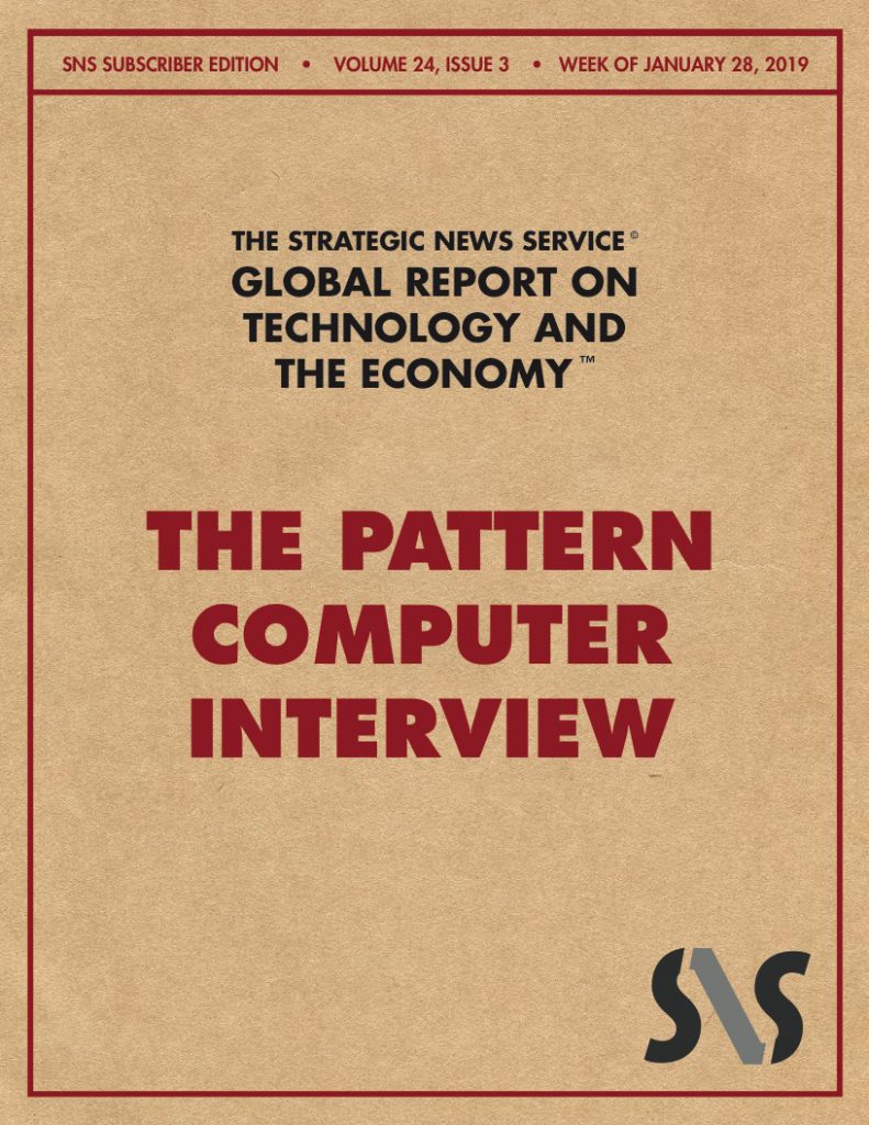 SNS: The Pattern Computer Interview - Strategic News Service Store